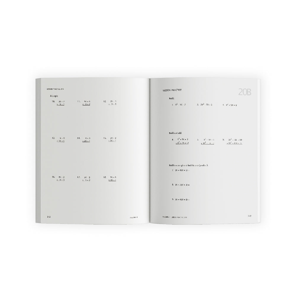 Algebra 1: Legacy Edition Student Workbook and Tests - Demme Learning Store