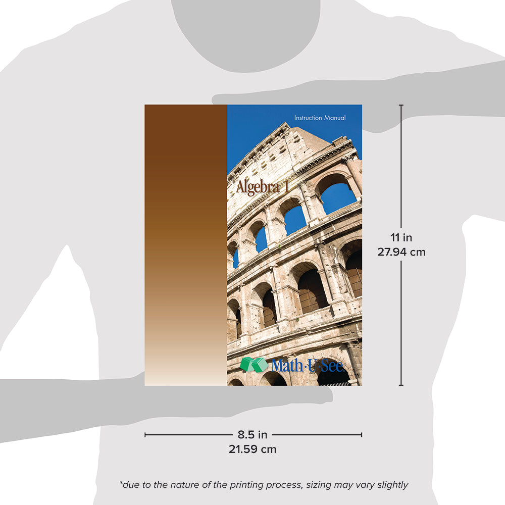 Algebra 1: Legacy Edition Instruction Manual - Demme Learning Store