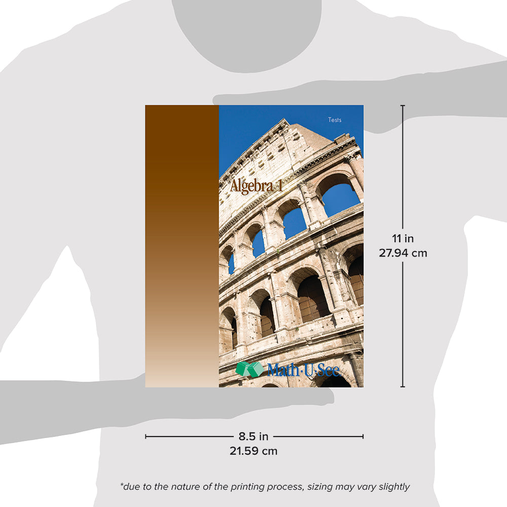 Algebra 1: Legacy Edition Student Workbook and Tests - Demme Learning Store