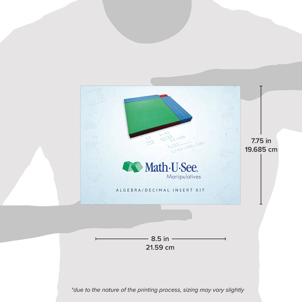 Algebra/Decimal Insert Kit - Demme Learning Store