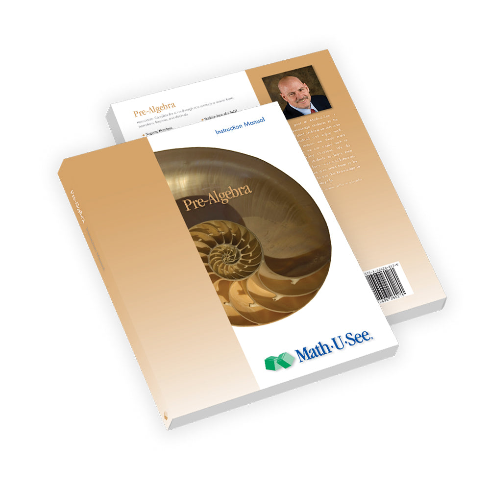 Pre-Algebra Instruction Manual - Demme Learning Store