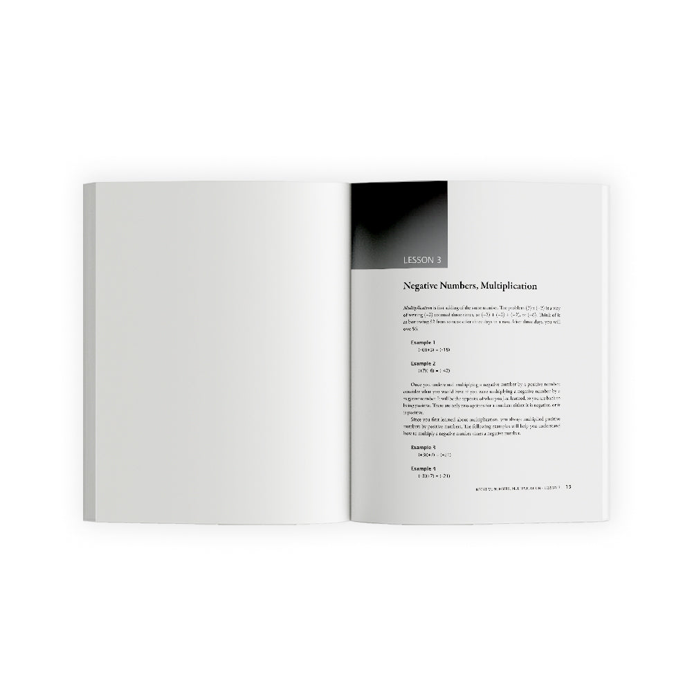 Pre-Algebra Instruction Manual - Demme Learning Store
