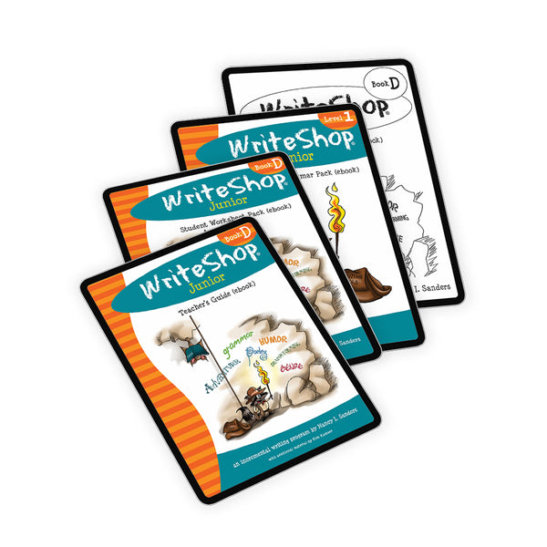 WriteShop Junior Book D Set (ebooks) - Demme Learning Store