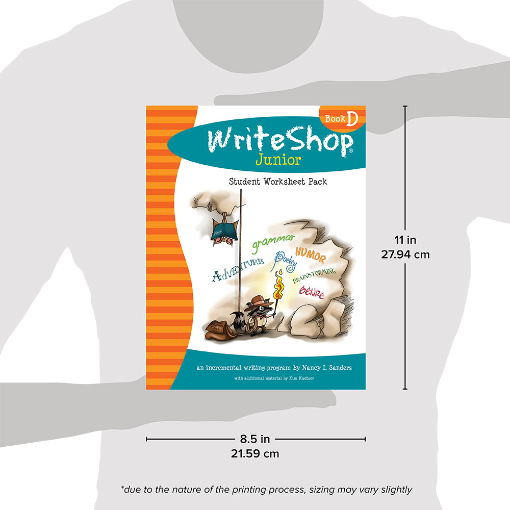 WriteShop Junior Book D Student Workbooks - Demme Learning Store