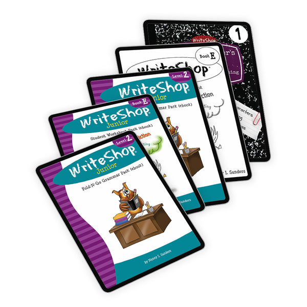 WriteShop Junior Book E Set (ebooks) - Demme Learning Store
