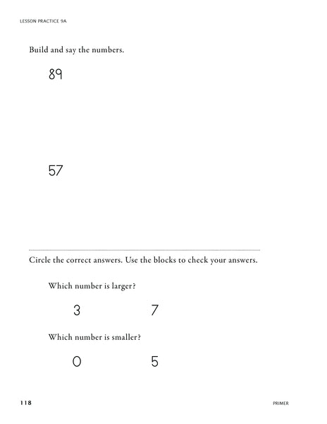 Primer Student Workbook - Demme Learning Store