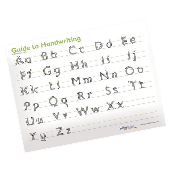 Guide to Handwriting - Demme Learning Store