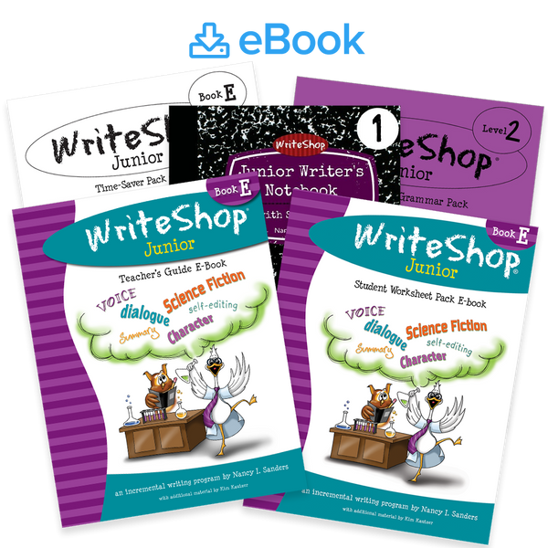 WriteShop Junior Book E Set (ebooks) - Demme Learning Store